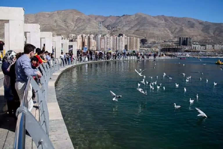 Chitgar Lake in Tehran